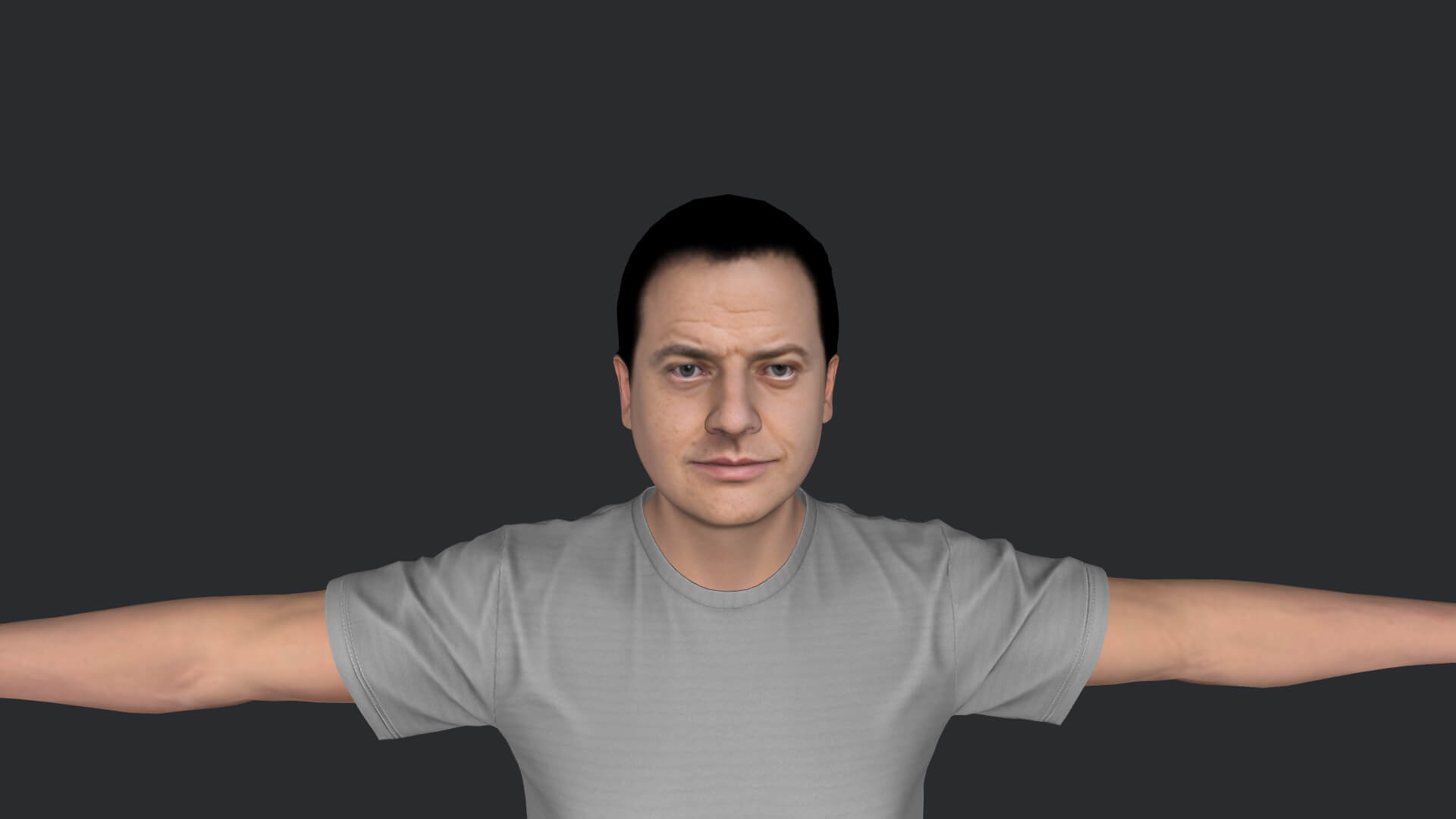 Brendan Fraser Realistic Full Body Fully Rigged Character - 3D Model by ...