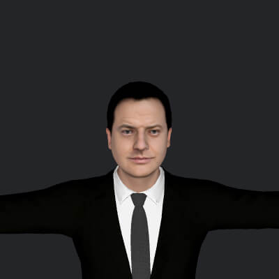 Brendan Fraser Realistic Full Body Fully Rigged Character - 3D Model by ...