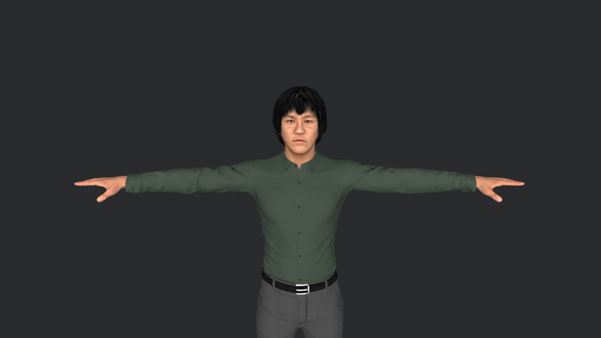 Bruce Lee Character - 3D Model by meta avatars