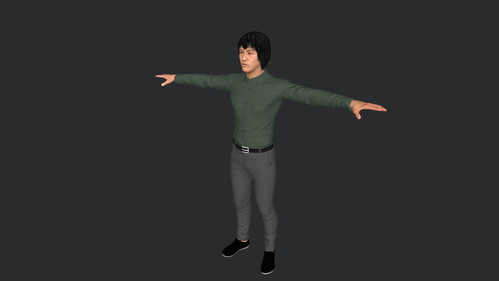 Bruce Lee Character - 3D Model by meta avatars