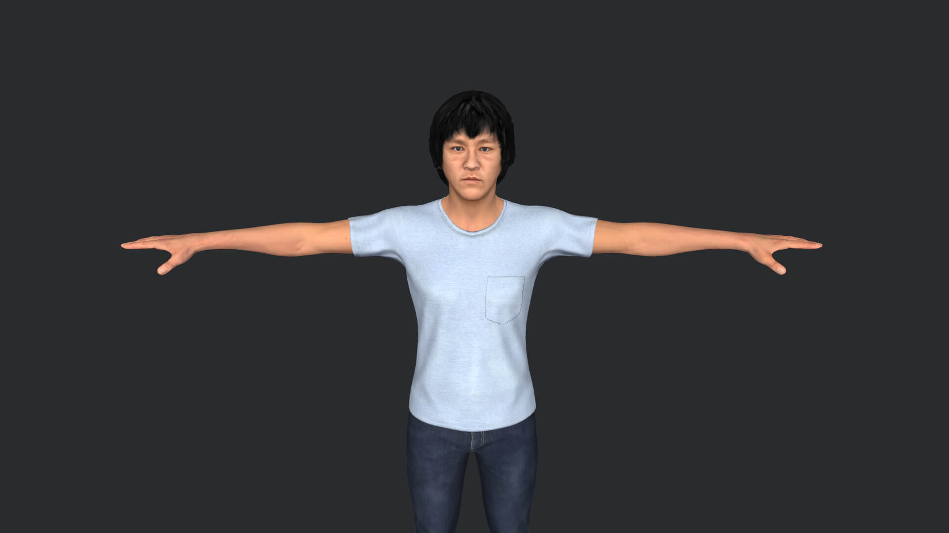 Bruce Lee Character - 3D Model by meta avatars