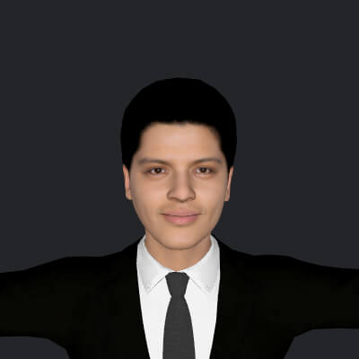Bruno Mars Realistic Full Body Fully Rigged Character - 3D Model by ...