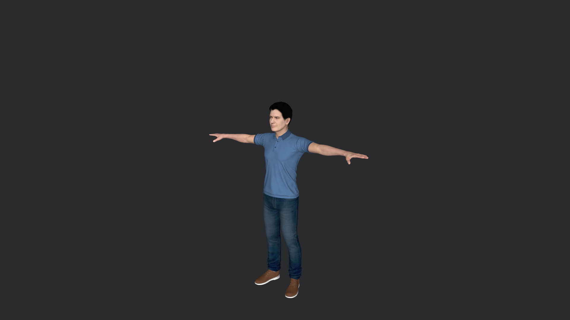 Charlie Sheen Realistic Full Body Fully Rigged Character - 3D Model by ...