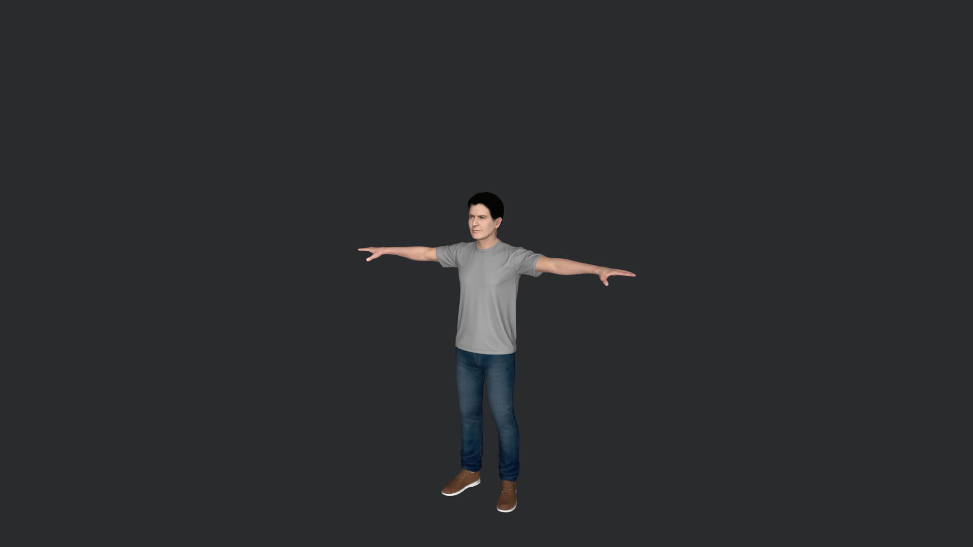 Charlie Sheen Realistic Full Body Fully Rigged Character - 3D Model by ...