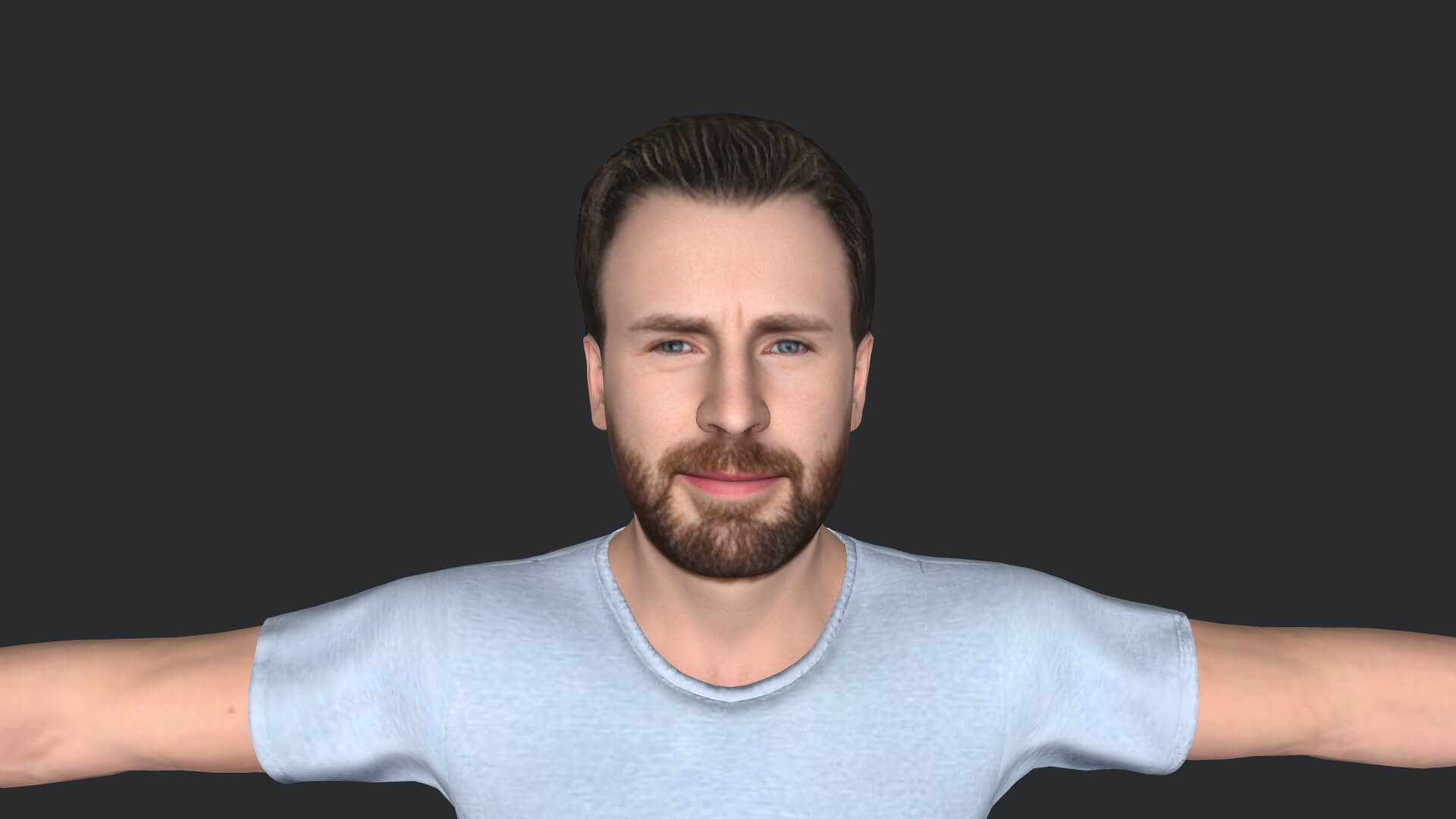 Chris Evans Character - 3D Model by meta avatars