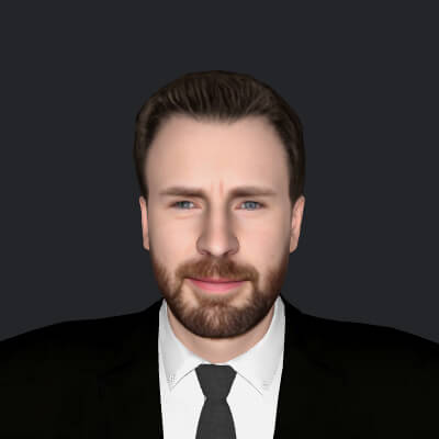 Chris Evans Character - 3D Model by meta avatars