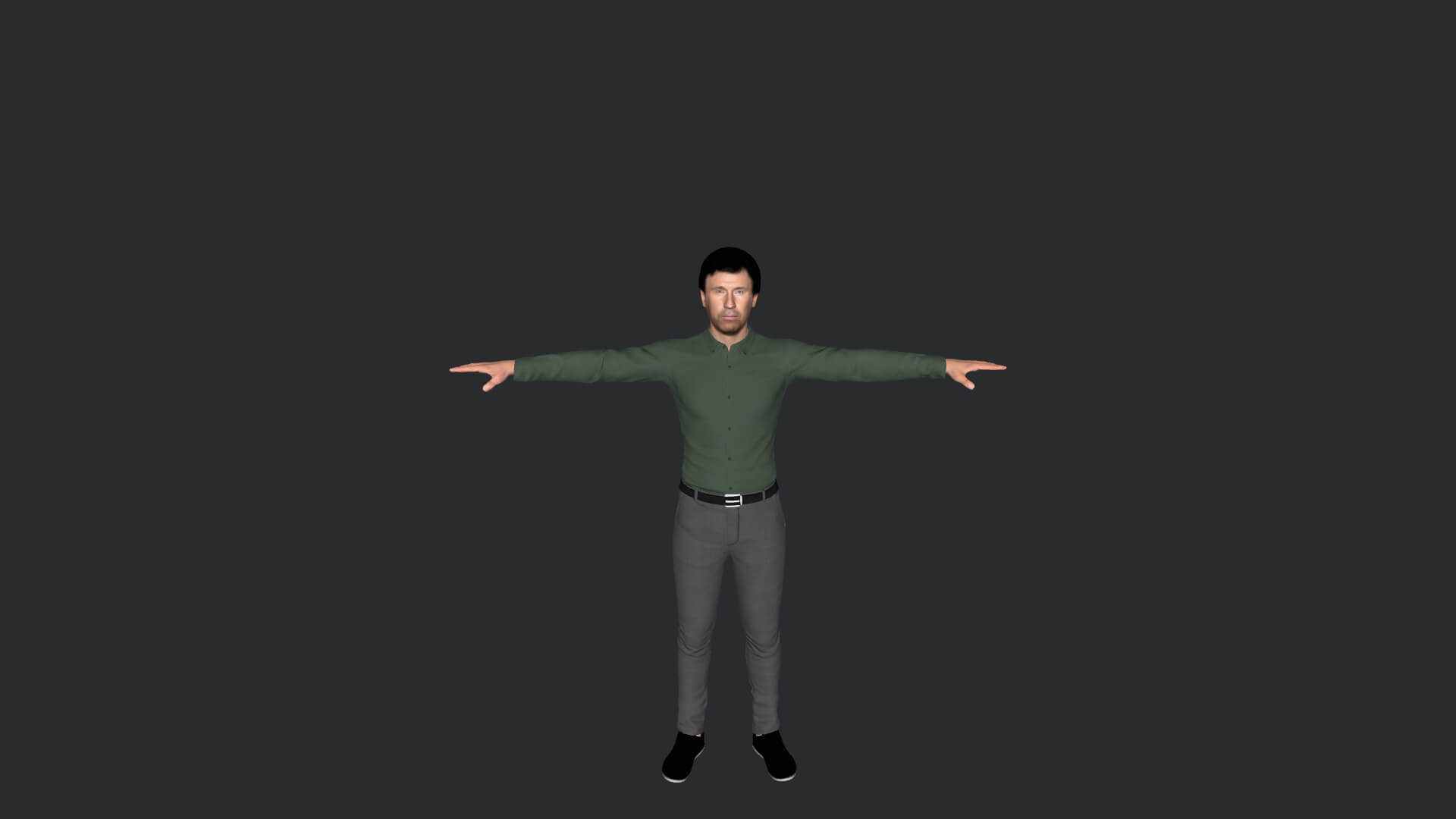 Chuck Norris Realistic Full Body Fully Rigged Character - 3D Model by ...