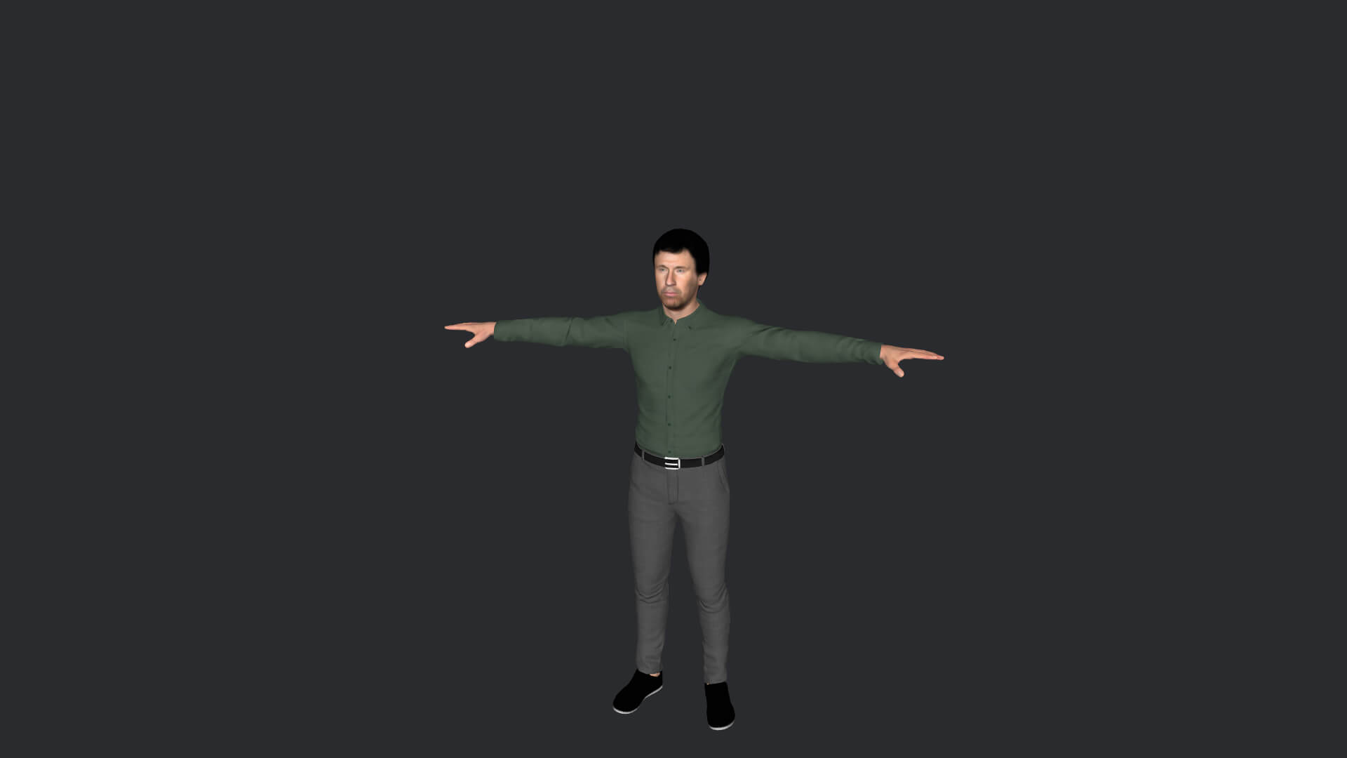 Chuck Norris Realistic Full Body Fully Rigged Character - 3D Model by ...
