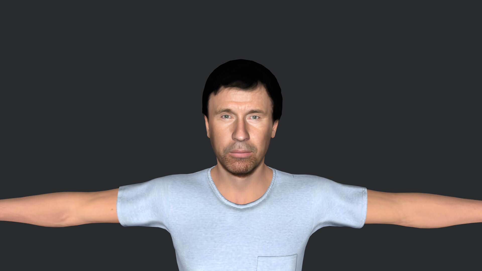Chuck Norris Realistic Full Body Fully Rigged Character - 3D Model by ...