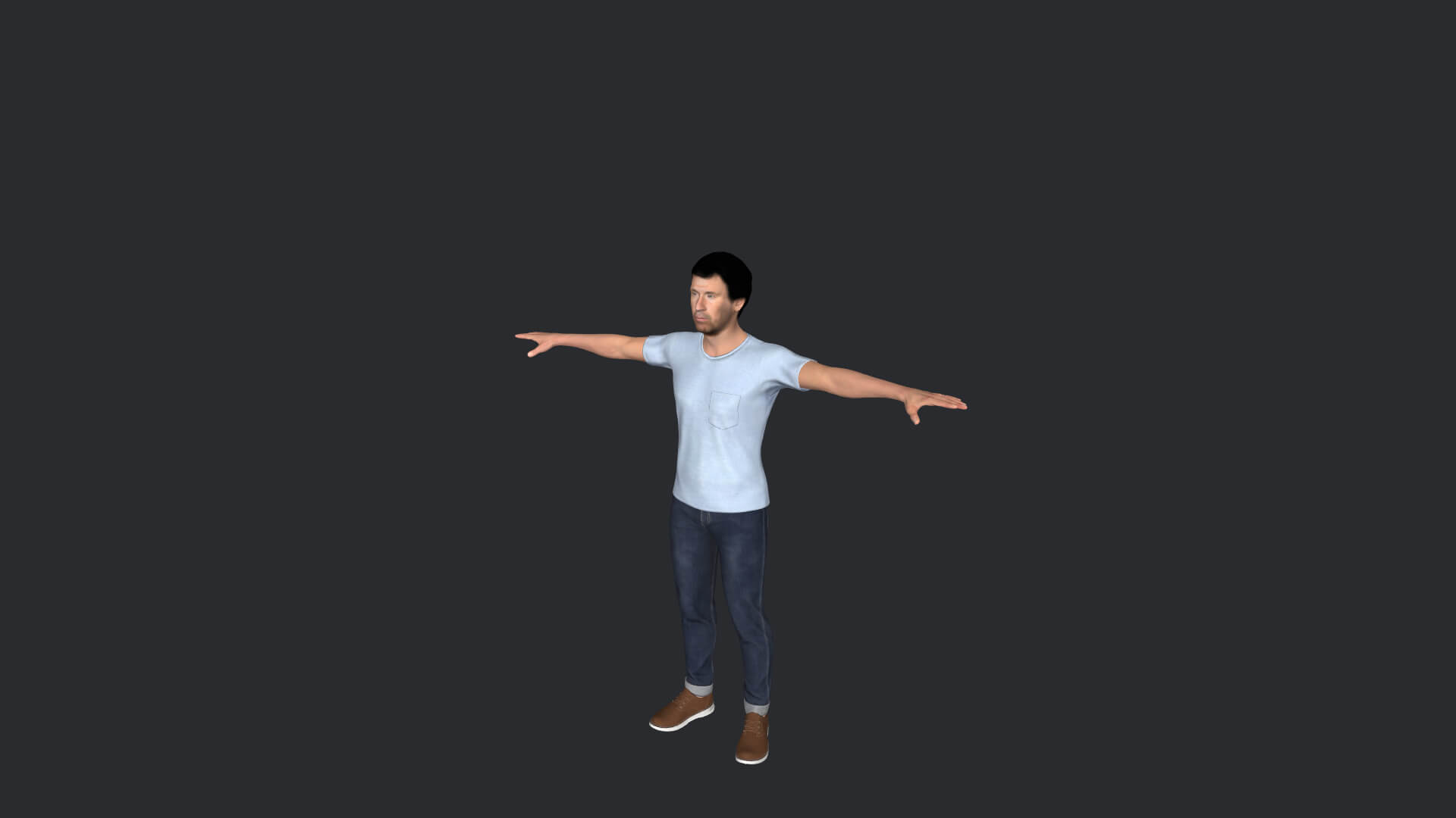 Chuck Norris Realistic Full Body Fully Rigged Character - 3D Model by ...