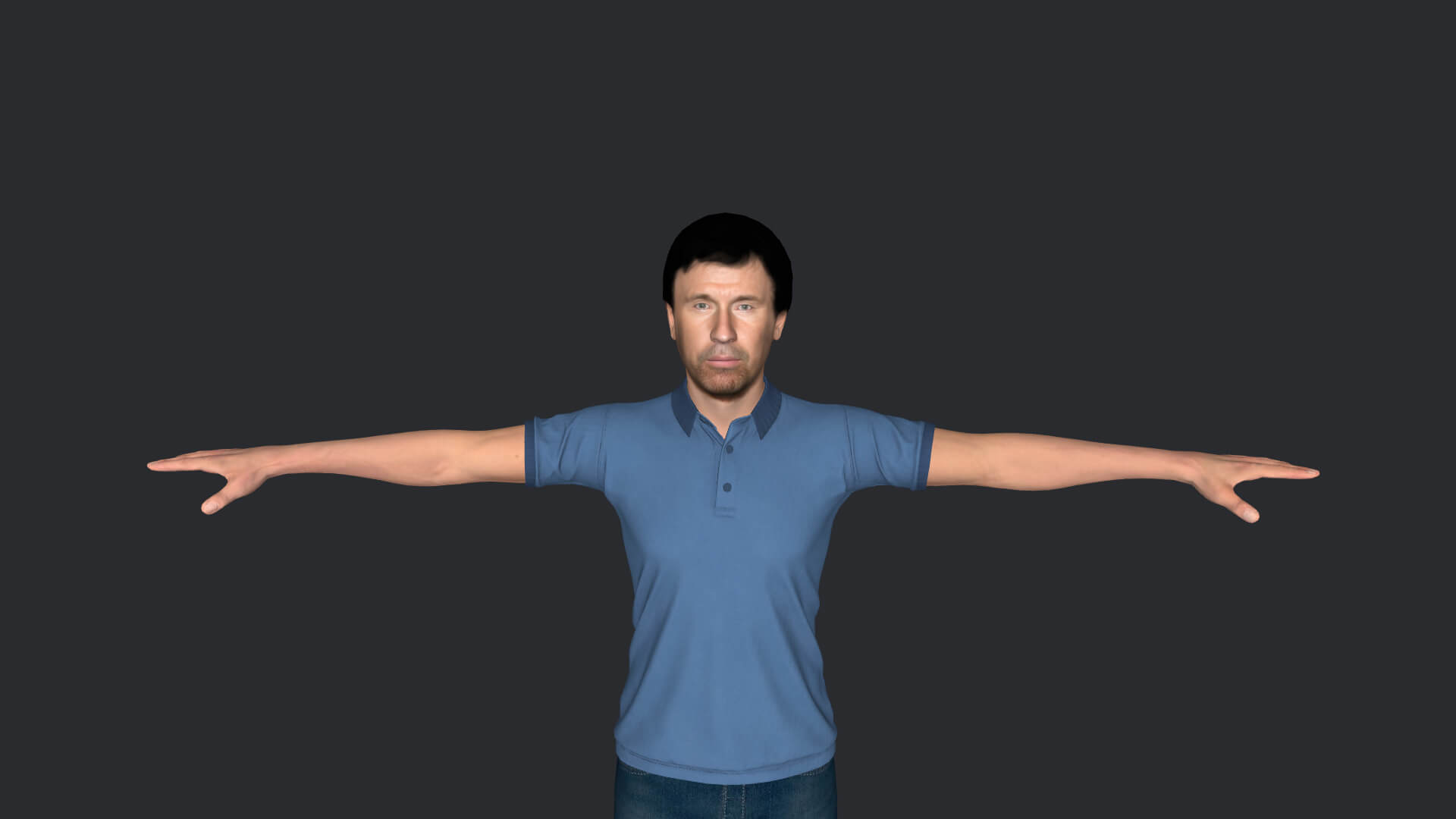Chuck Norris Realistic Full Body Fully Rigged Character - 3D Model by ...
