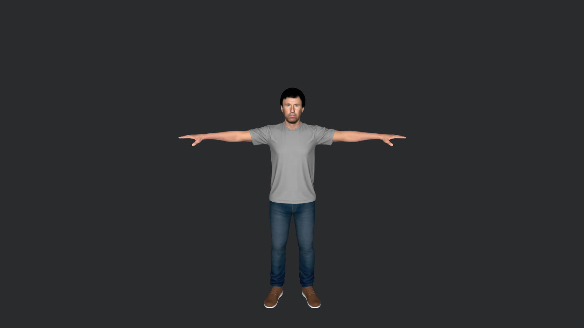 Chuck Norris Realistic Full Body Fully Rigged Character - 3D Model by ...