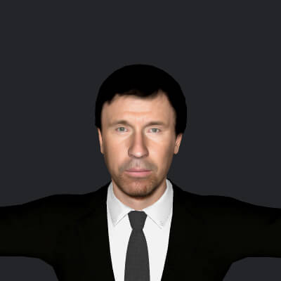 Chuck Norris Realistic Full Body Fully Rigged Character - 3D Model by ...