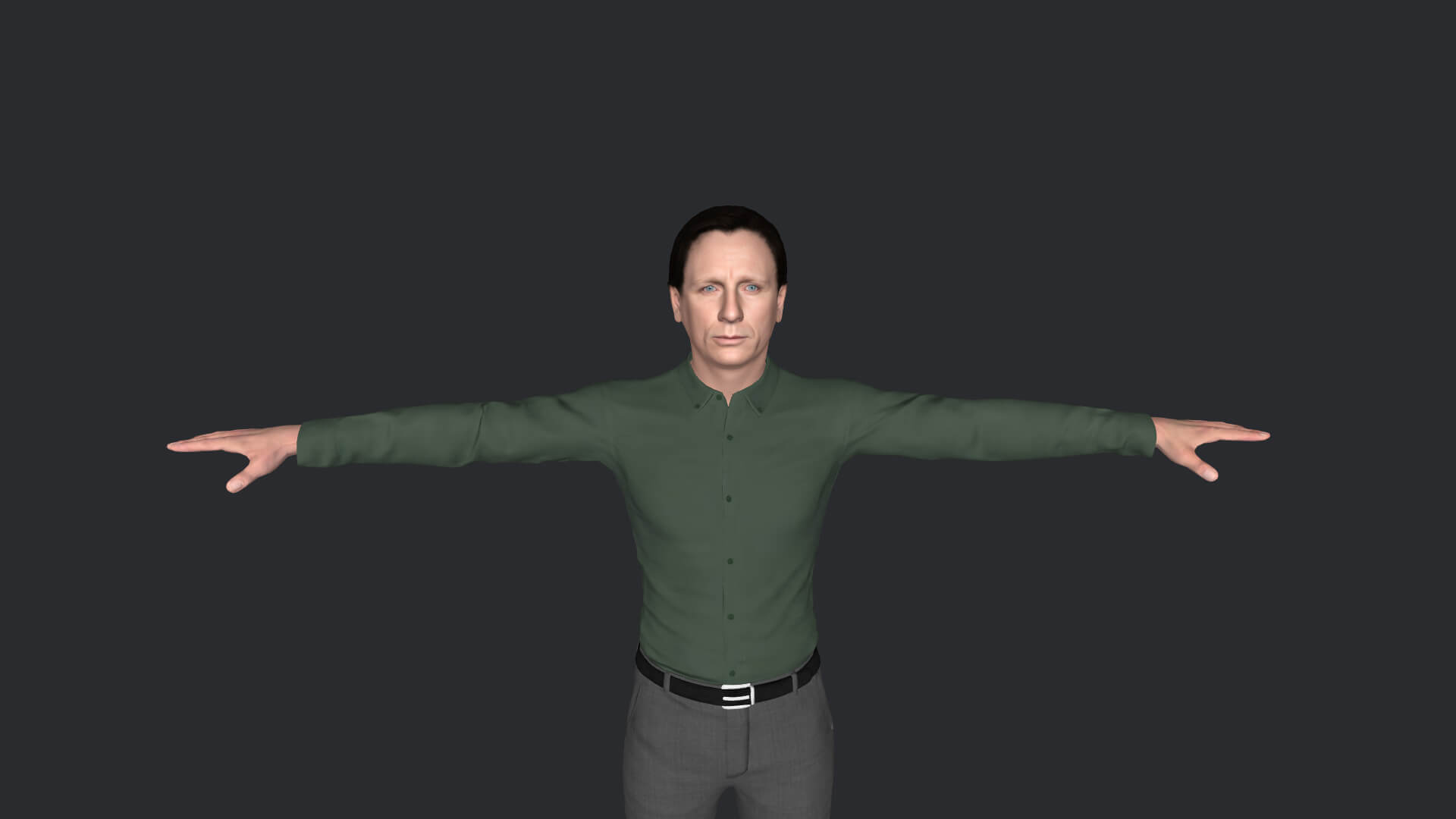Daniel Craig-James Bond Realistic Fully Rigged Character 3D Model by meta avatars