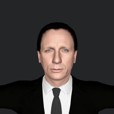 Daniel Craig-James Bond Realistic Fully Rigged Character 3D Model by ...