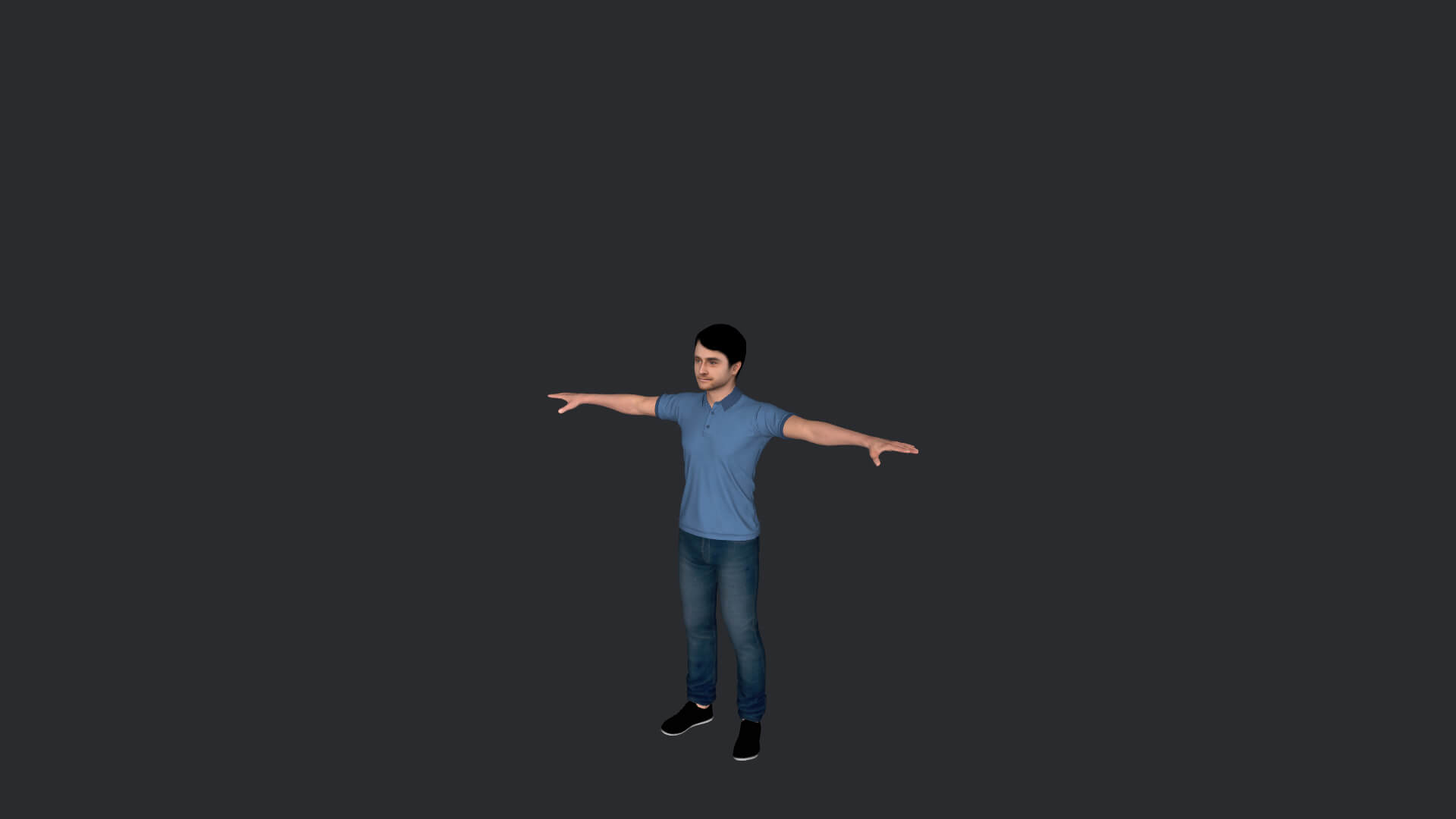 Daniel Radcliffe Realistic Full Body Fully Rigged Character - 3D Model by meta avatars