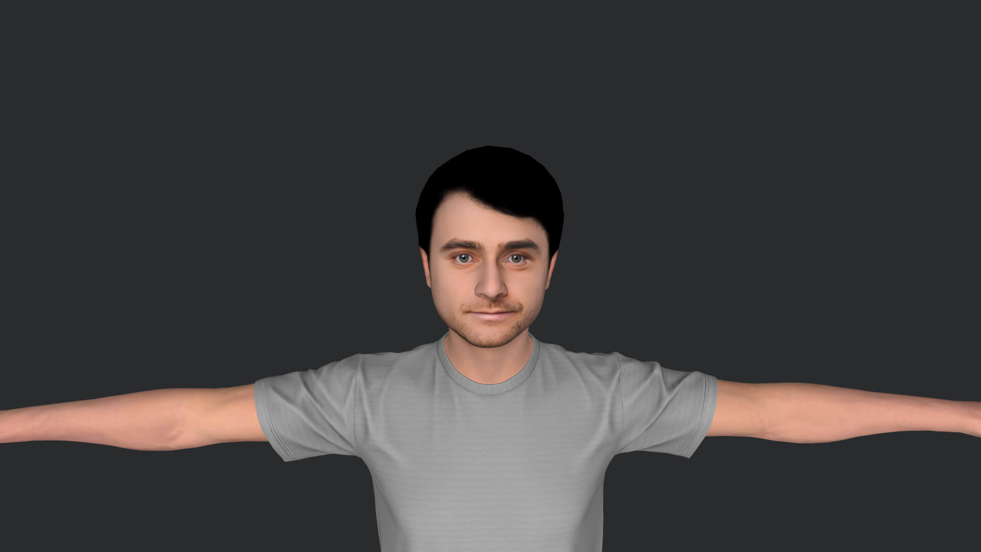 Daniel Radcliffe Realistic Full Body Fully Rigged Character - 3D Model ...