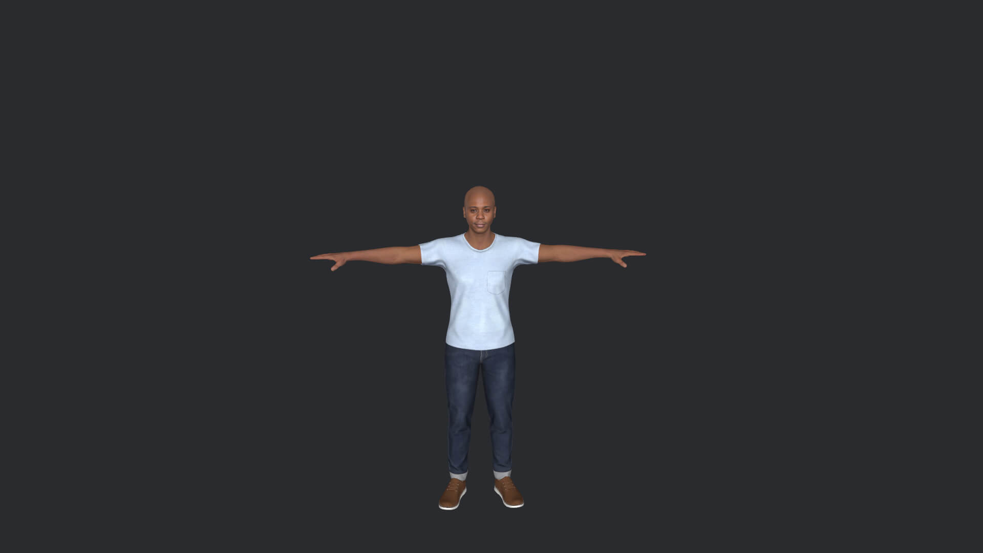 Dave Chappelle Realistic Full Body Fully Rigged Character - 3D Model by ...
