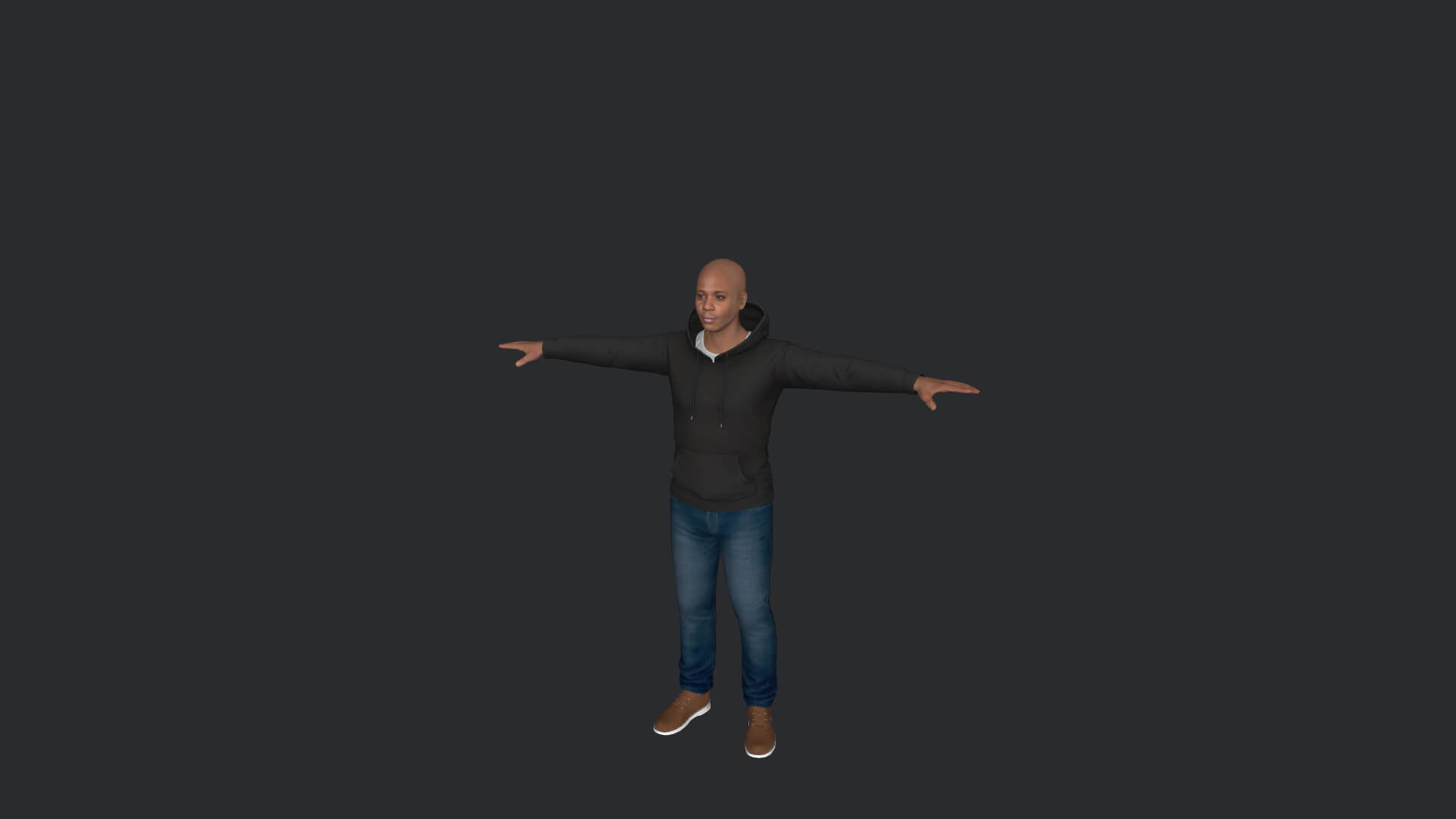 Dave Chappelle Realistic Full Body Fully Rigged Character - 3D Model by ...