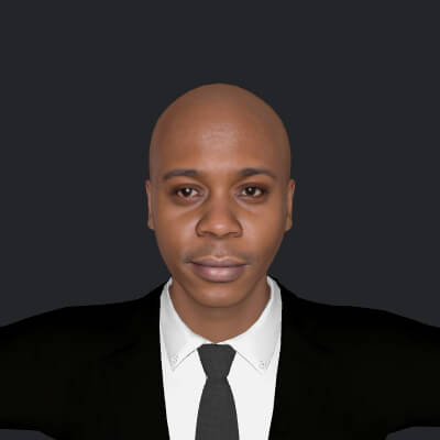 Dave Chappelle Realistic Full Body Fully Rigged Character - 3D Model by ...