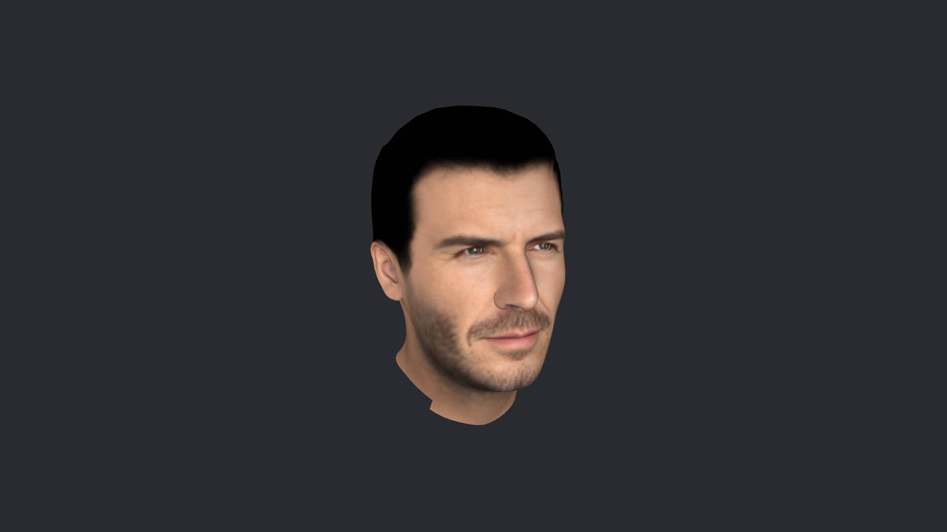 David Beckham Realistic Full Body Fully Rigged Character - 3D Model by ...