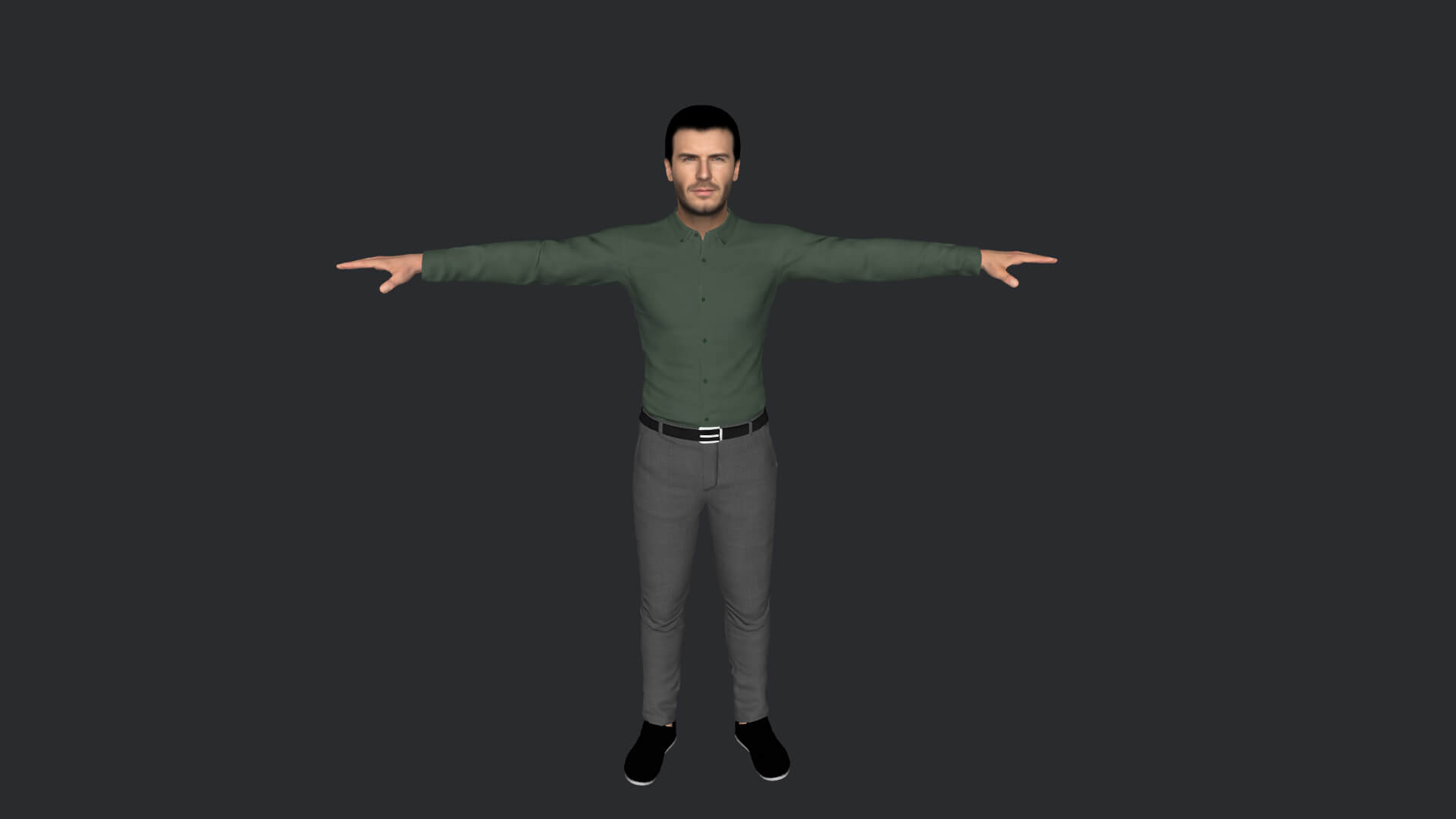 David Beckham Realistic Full Body Fully Rigged Character - 3D Model by ...