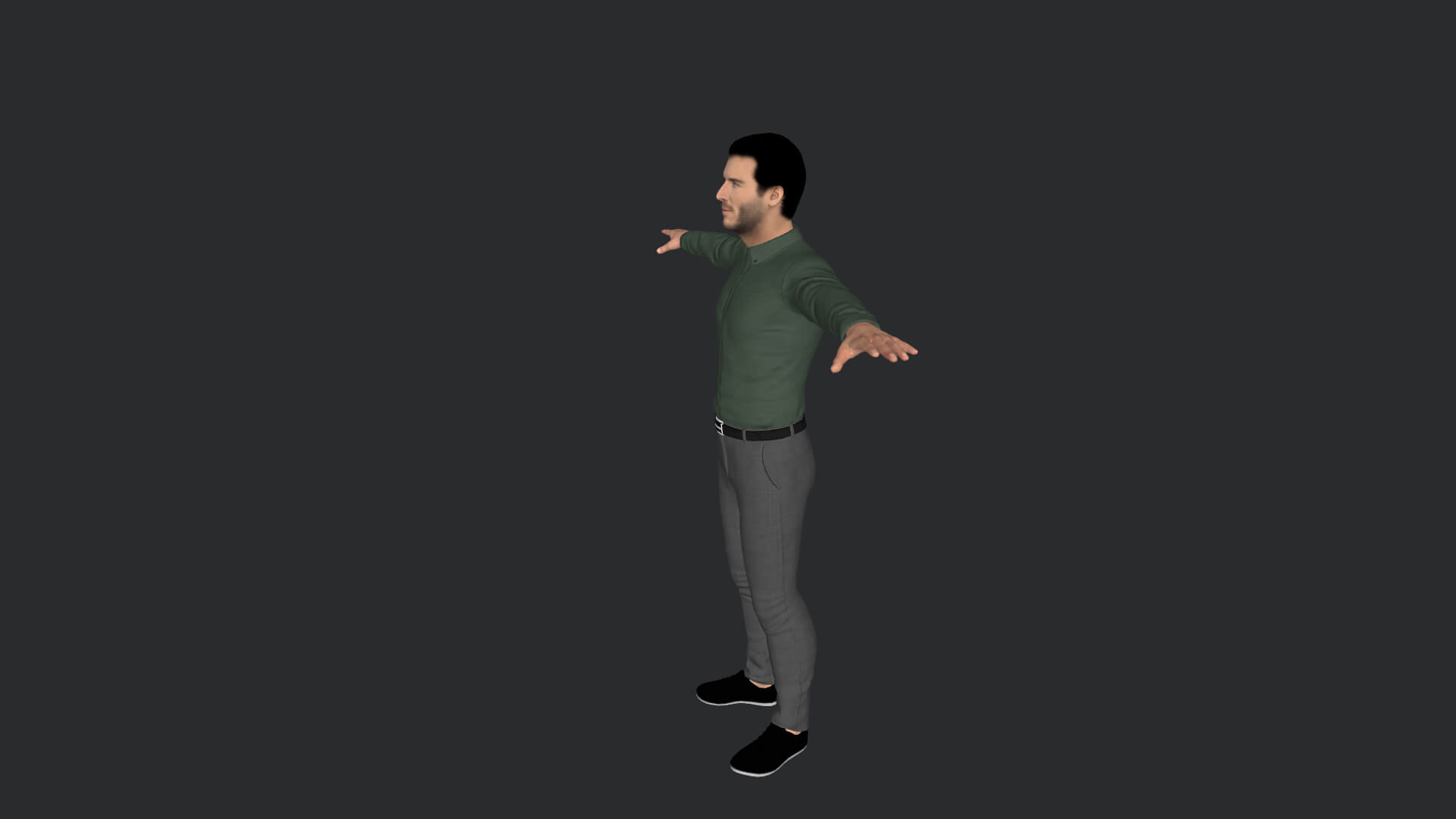 David Beckham Realistic Full Body Fully Rigged Character - 3D Model by ...