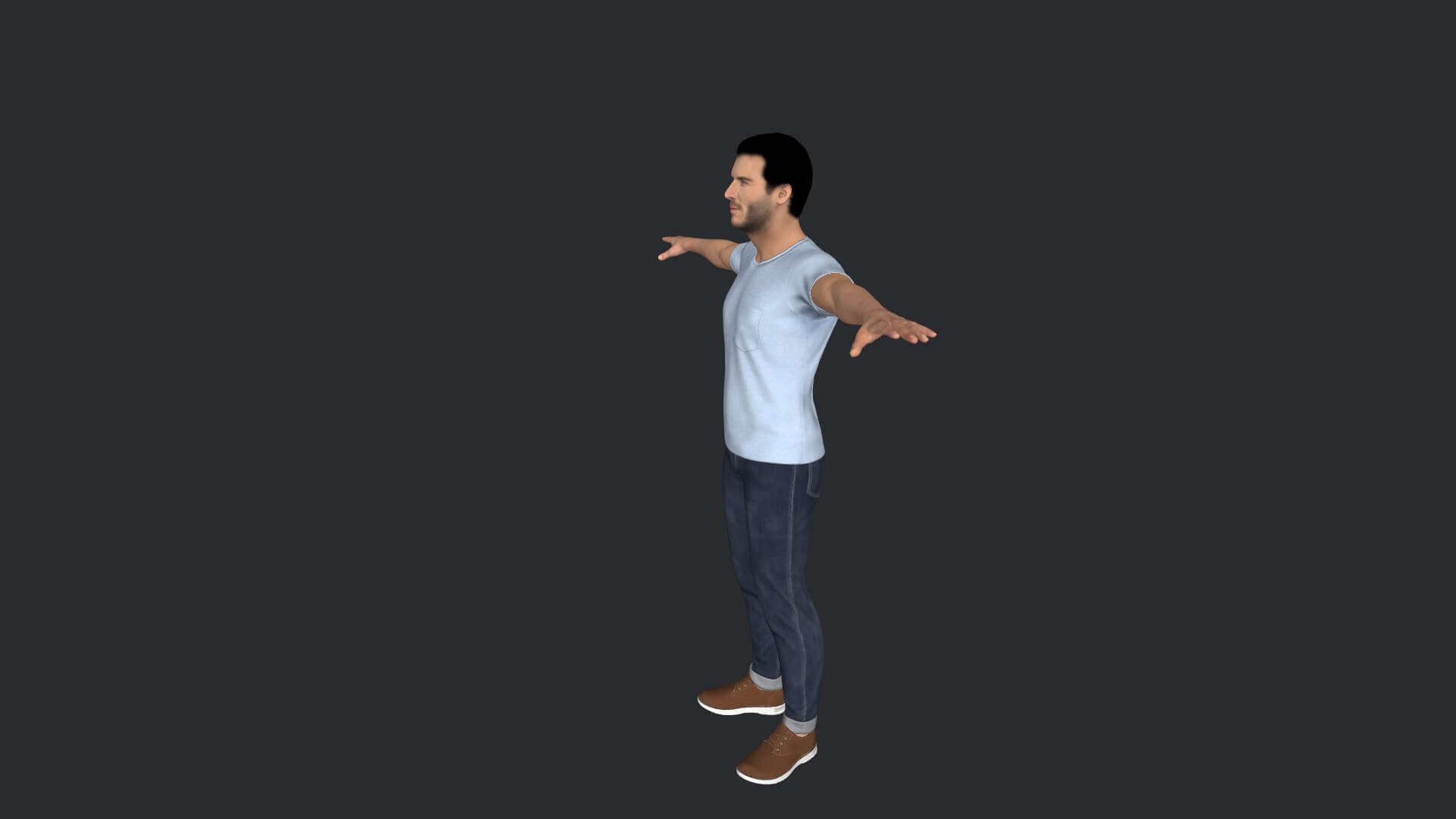 David Beckham Realistic Full Body Fully Rigged Character - 3D Model by ...
