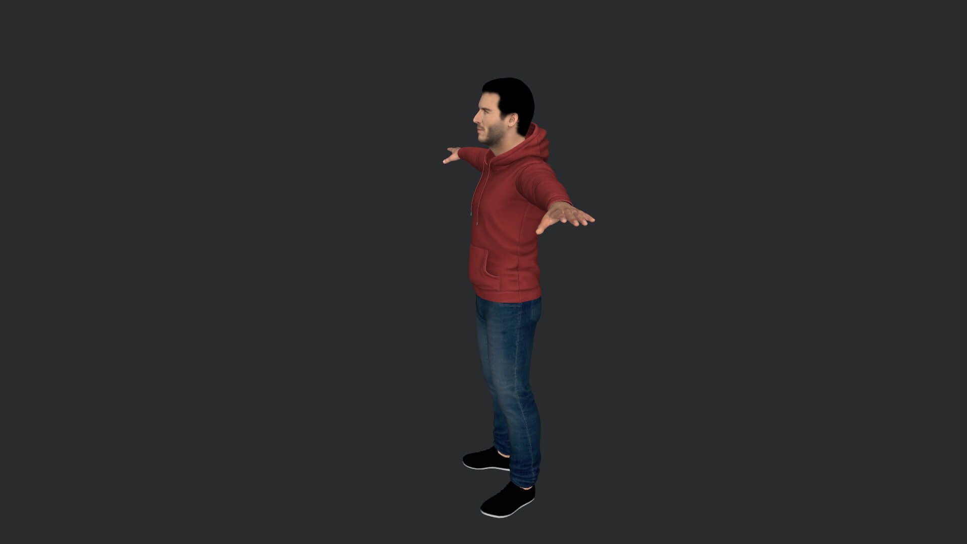 David Beckham Realistic Full Body Fully Rigged Character - 3D Model by ...
