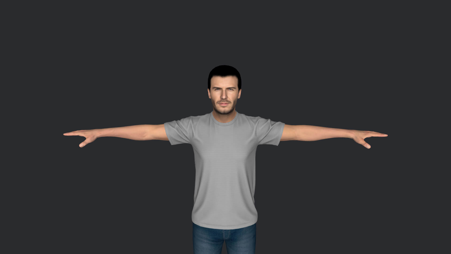 David Beckham Realistic Full Body Fully Rigged Character - 3D Model by ...