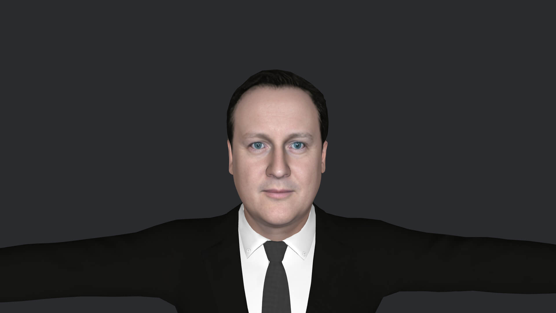 David Cameron Realistic Full Body Fully Rigged Character - 3D Model by ...