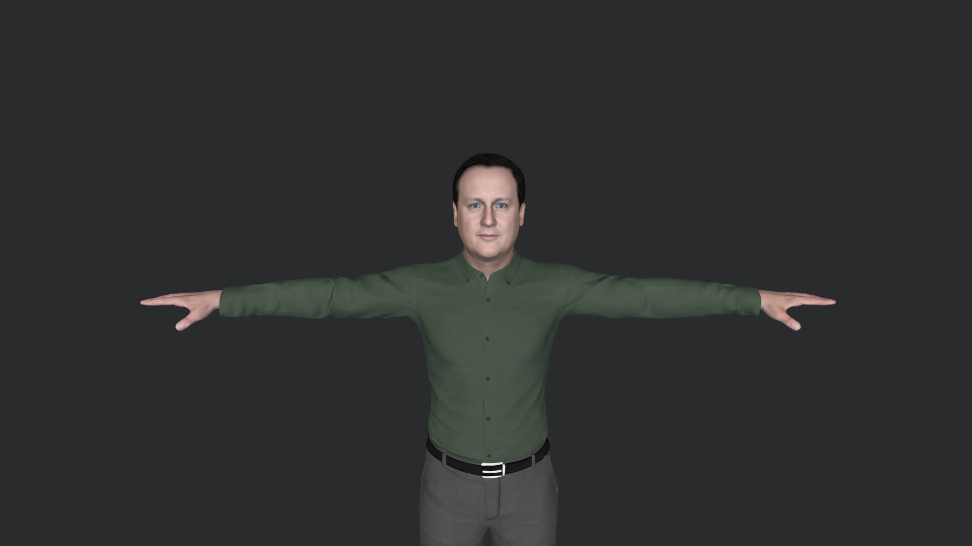 David Cameron Realistic Full Body Fully Rigged Character - 3D Model by ...
