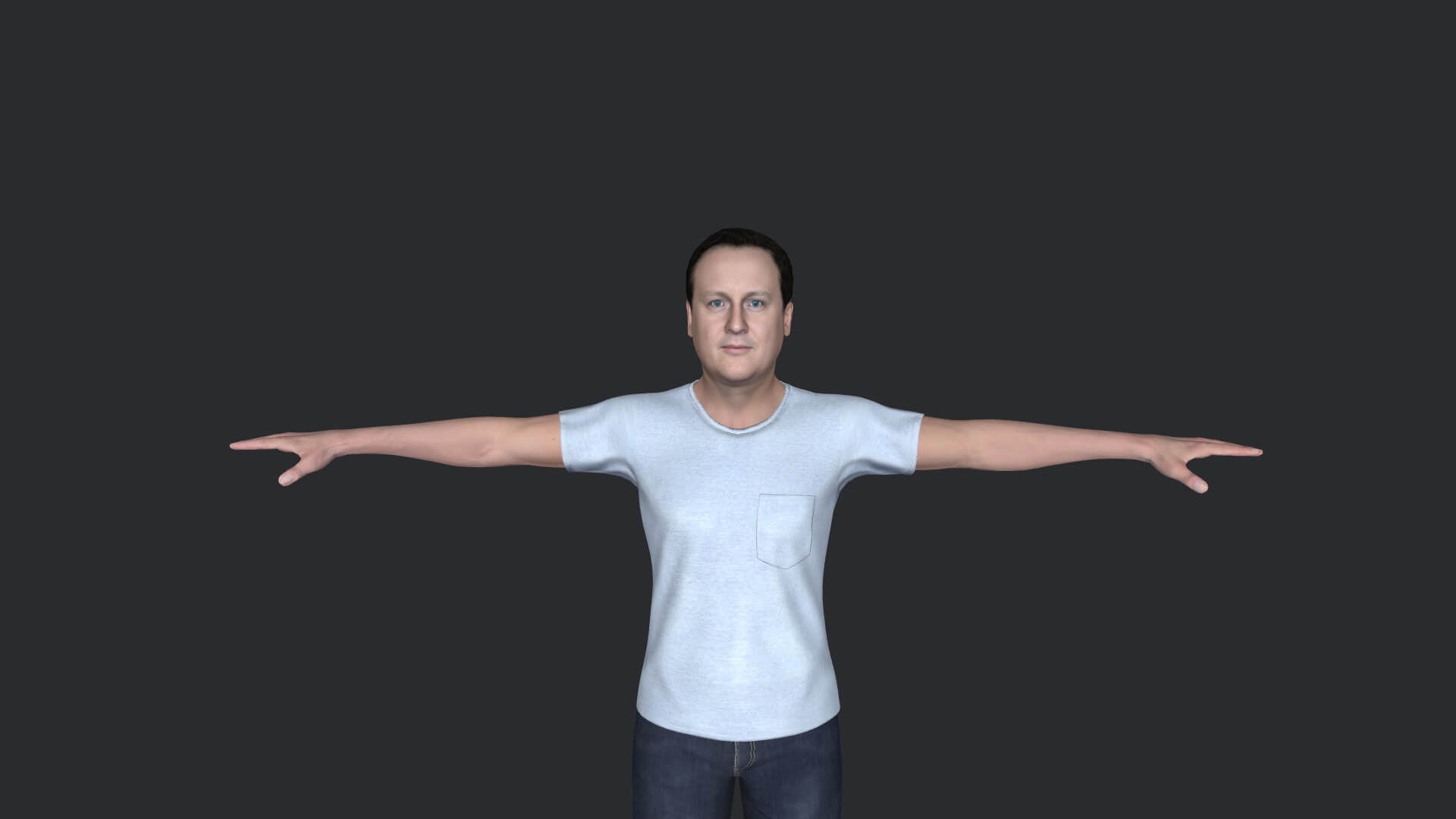 David Cameron Realistic Full Body Fully Rigged Character - 3D Model by ...