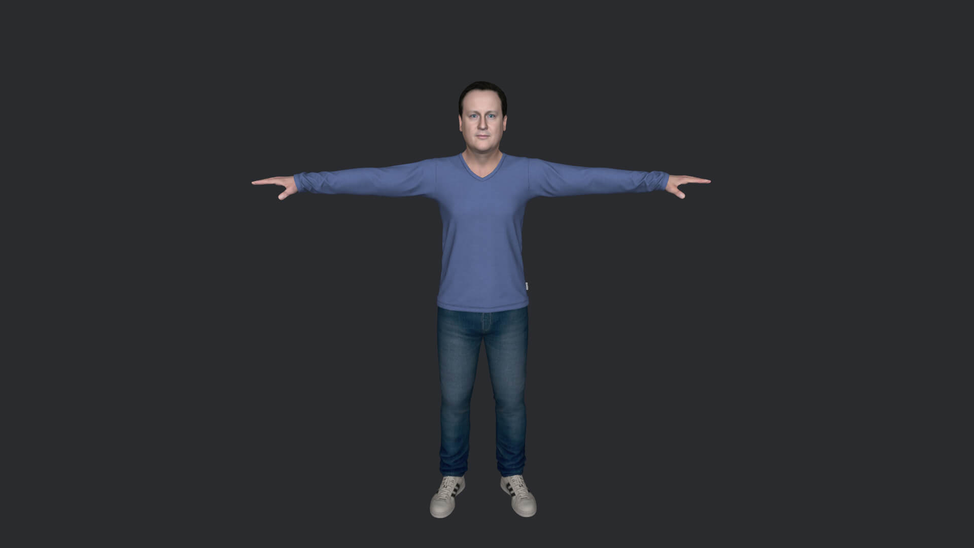 David Cameron Realistic Full Body Fully Rigged Character - 3D Model by ...