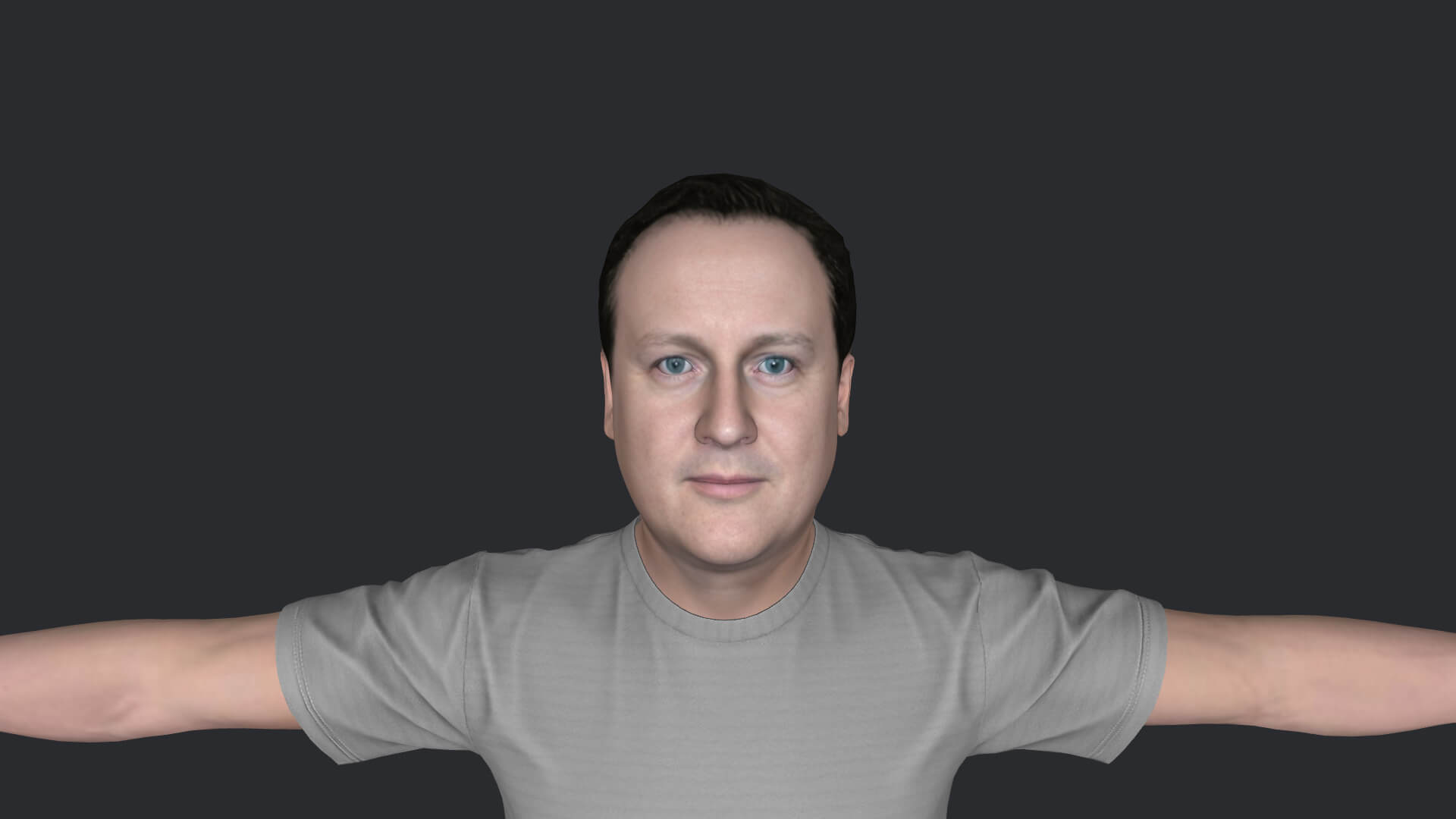David Cameron Realistic Full Body Fully Rigged Character - 3D Model by ...