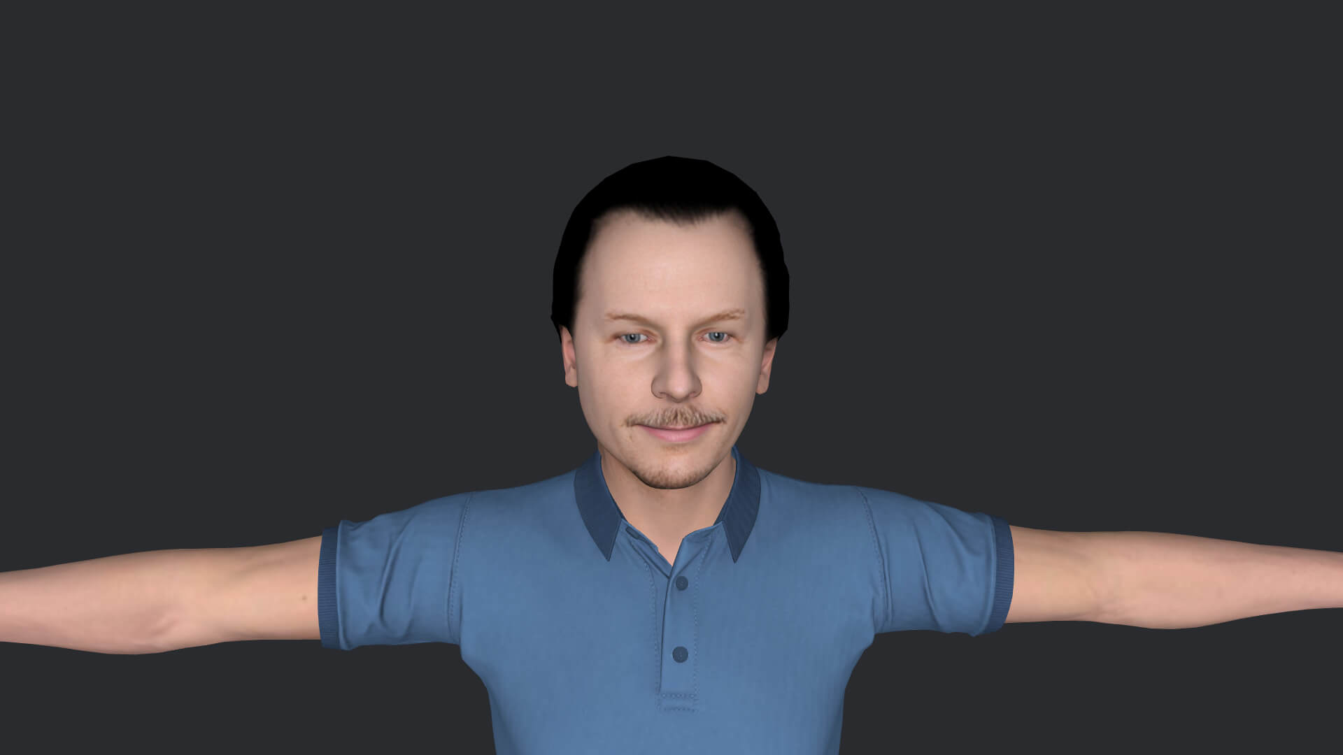 David Spade Realistic Full Body Fully Rigged Character - 3D Model by ...