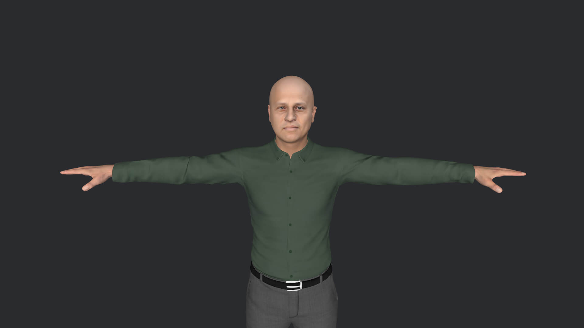 Dean Barrow Realistic Full Body Fully Rigged Character - 3D Model by ...