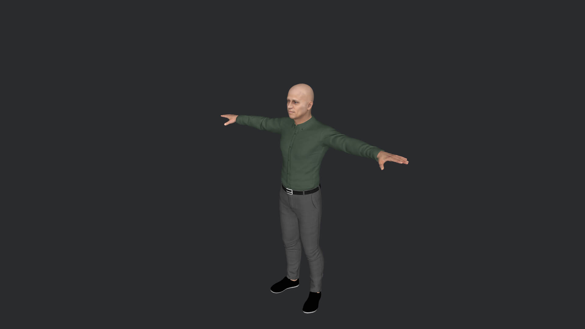 Dean Barrow Realistic Full Body Fully Rigged Character - 3D Model by ...