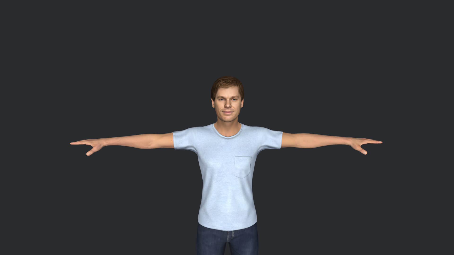 Dexter Morgan Realistic Full Body Fully Rigged Character - 3D Model by meta avatars