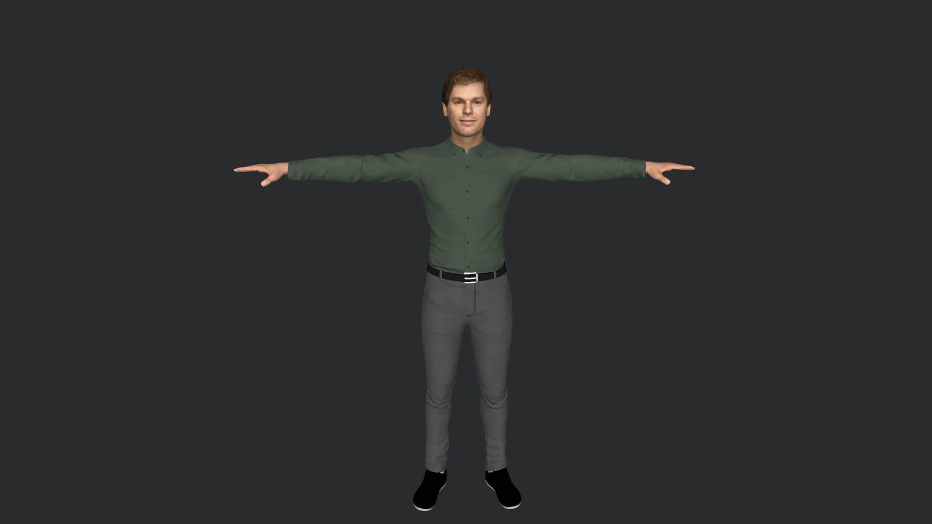 Dexter Morgan Realistic Full Body Fully Rigged Character - 3D Model by ...