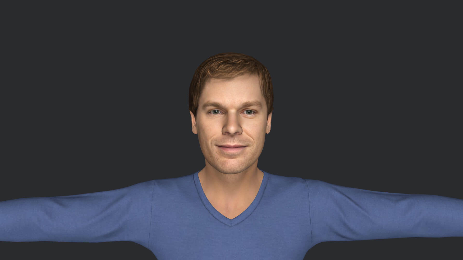 Dexter Morgan Realistic Full Body Fully Rigged Character - 3D Model by ...