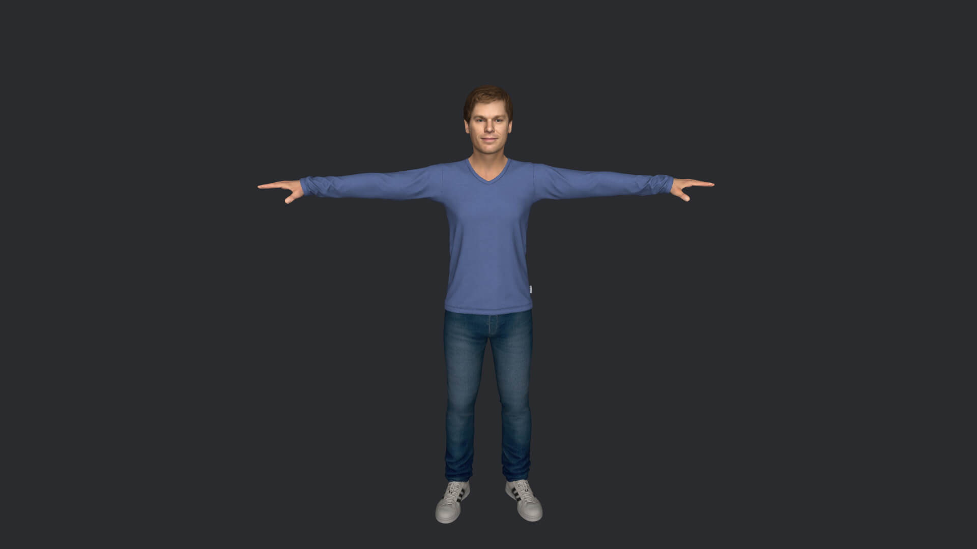Dexter Morgan Realistic Full Body Fully Rigged Character - 3D Model by ...