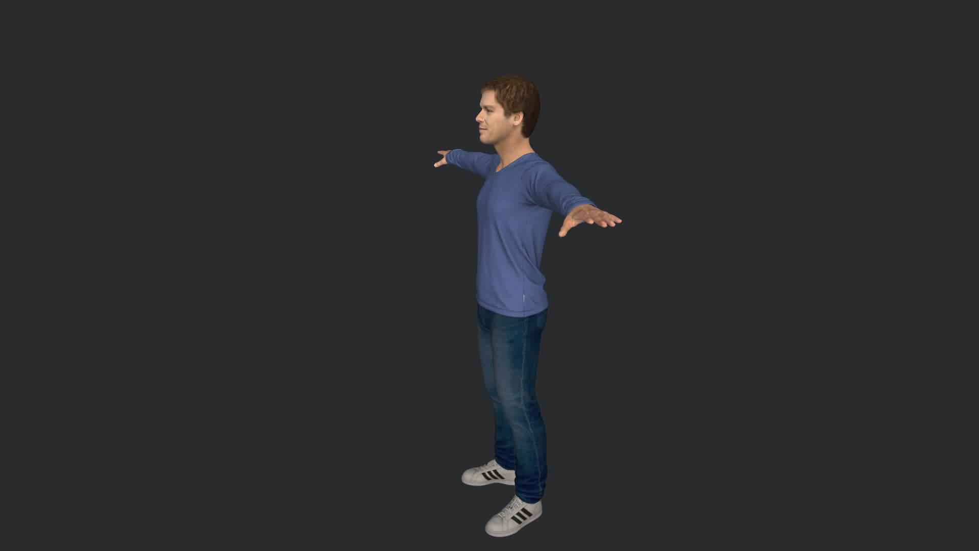 Dexter Morgan Realistic Full Body Fully Rigged Character - 3D Model by ...