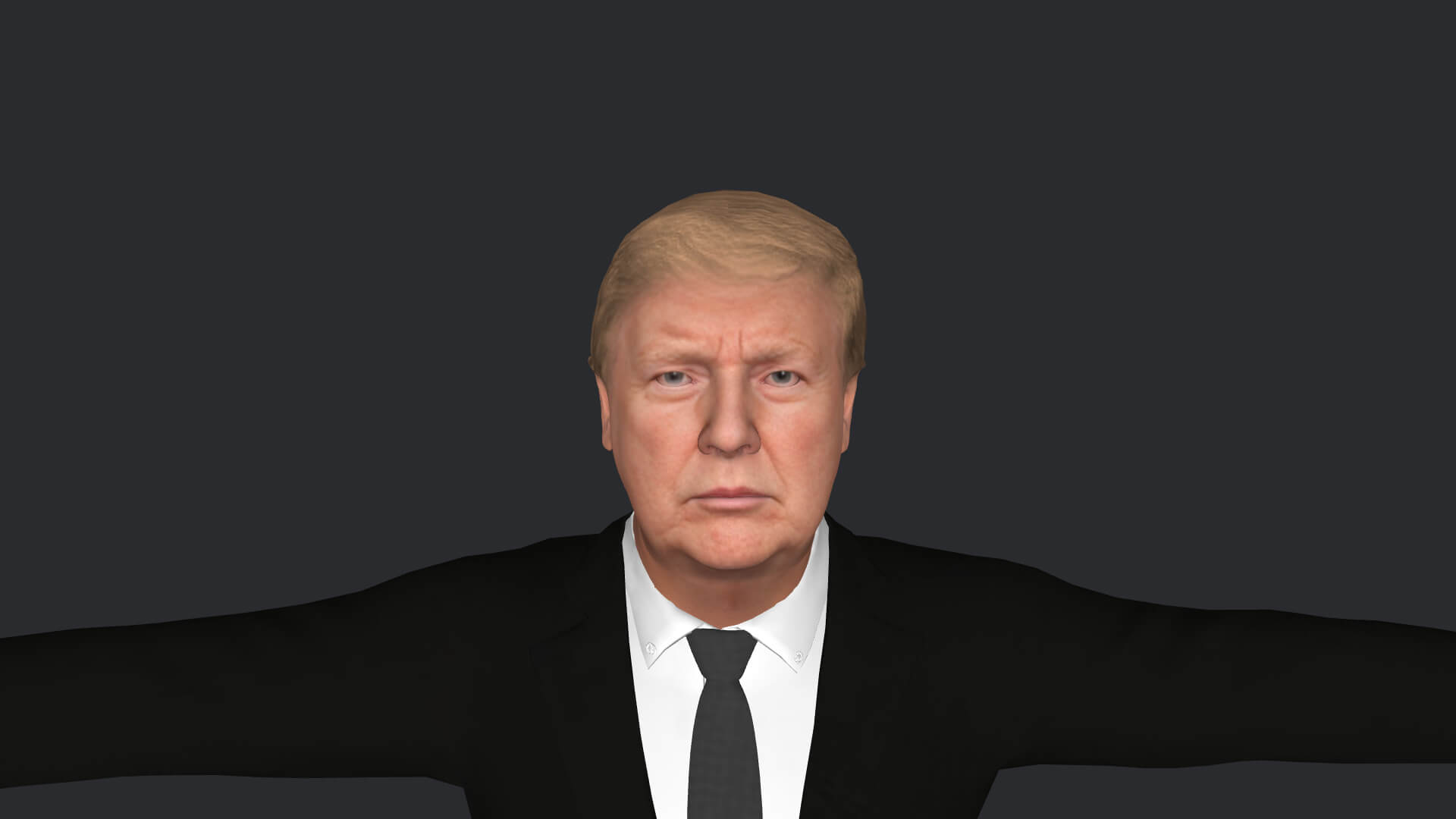 Donald Trump Realistic Full Body Fully Rigged Character - 3D Model by ...
