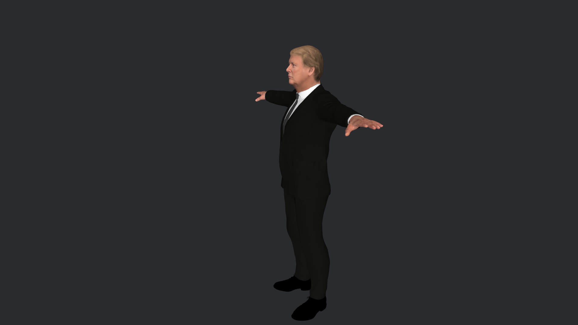Donald Trump Realistic Full Body Fully Rigged Character - 3D Model by ...