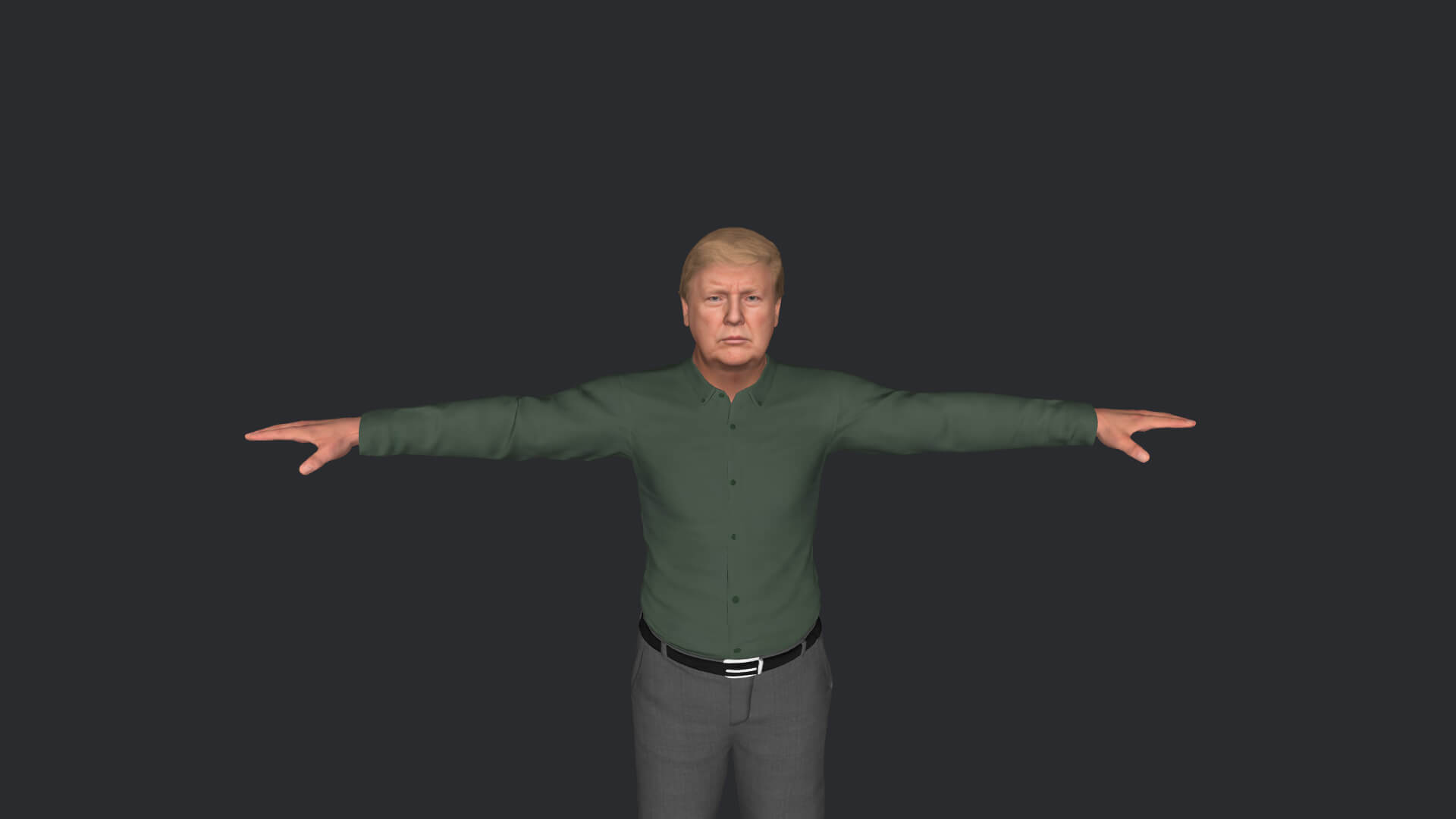 Donald Trump Realistic Full Body Fully Rigged Character - 3D Model by ...