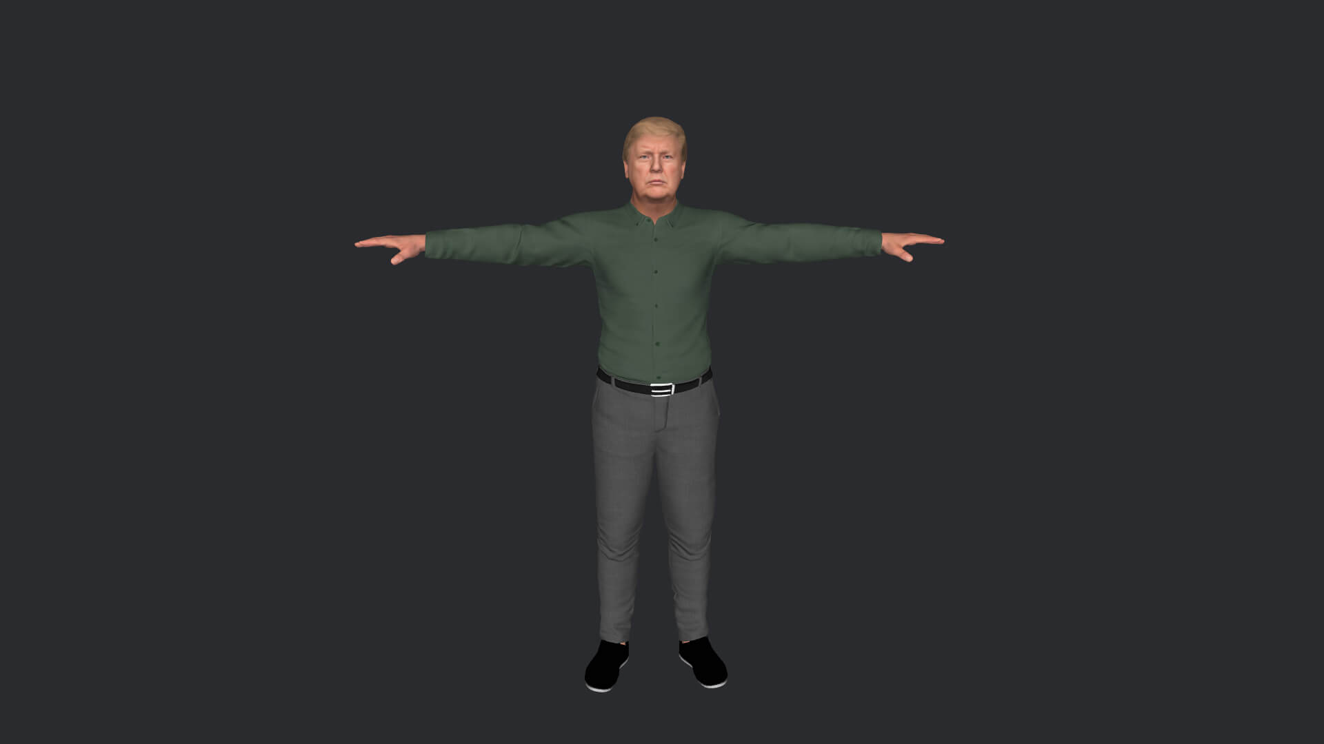 Donald Trump Realistic Full Body Fully Rigged Character - 3D Model by ...