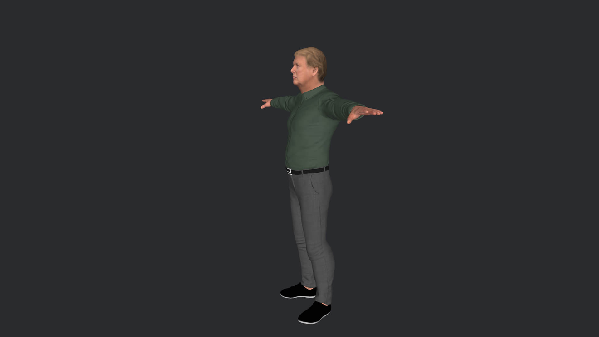 Donald Trump Realistic Full Body Fully Rigged Character - 3D Model by ...
