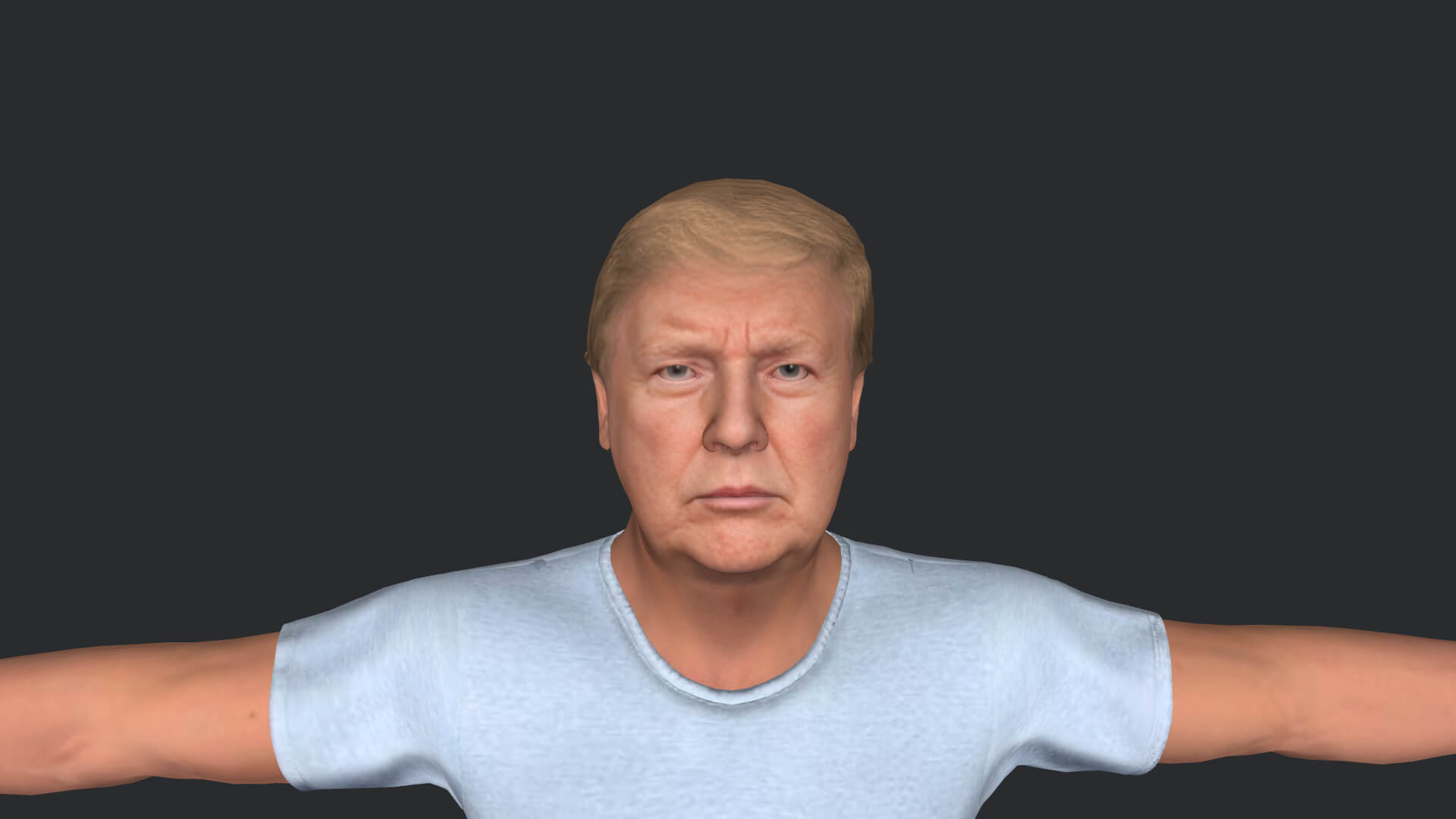 Donald Trump Realistic Full Body Fully Rigged Character - 3D Model by ...
