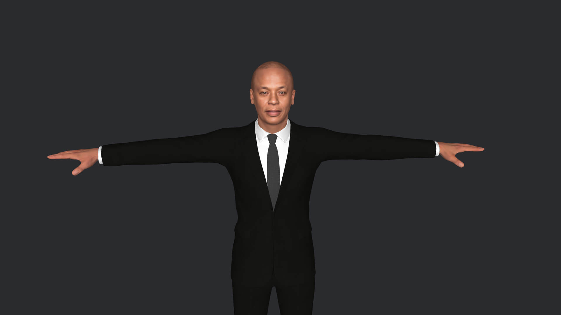 Dr Dre Realistic Full Body Fully Rigged Character - 3D Model by meta ...